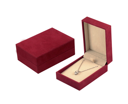 Red Wine Pigpel Pendant Box - Sunrise Jewelry Box & Display Wholesaler